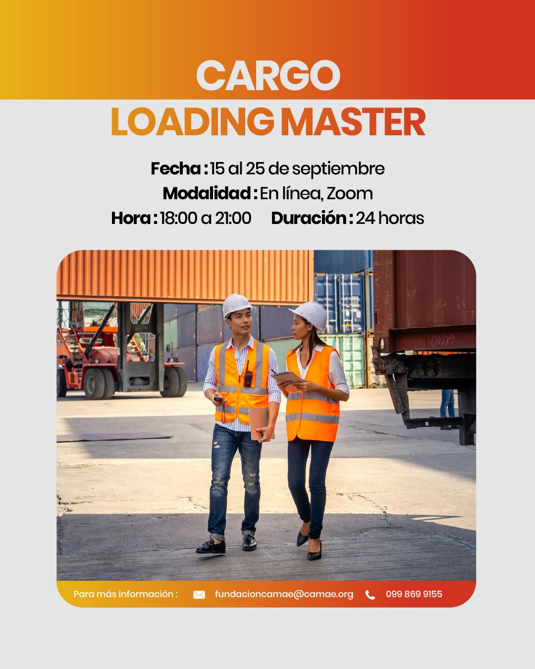 Cargo Loading Master - En línea - Capacitaciones - Cámara Marítima del ...