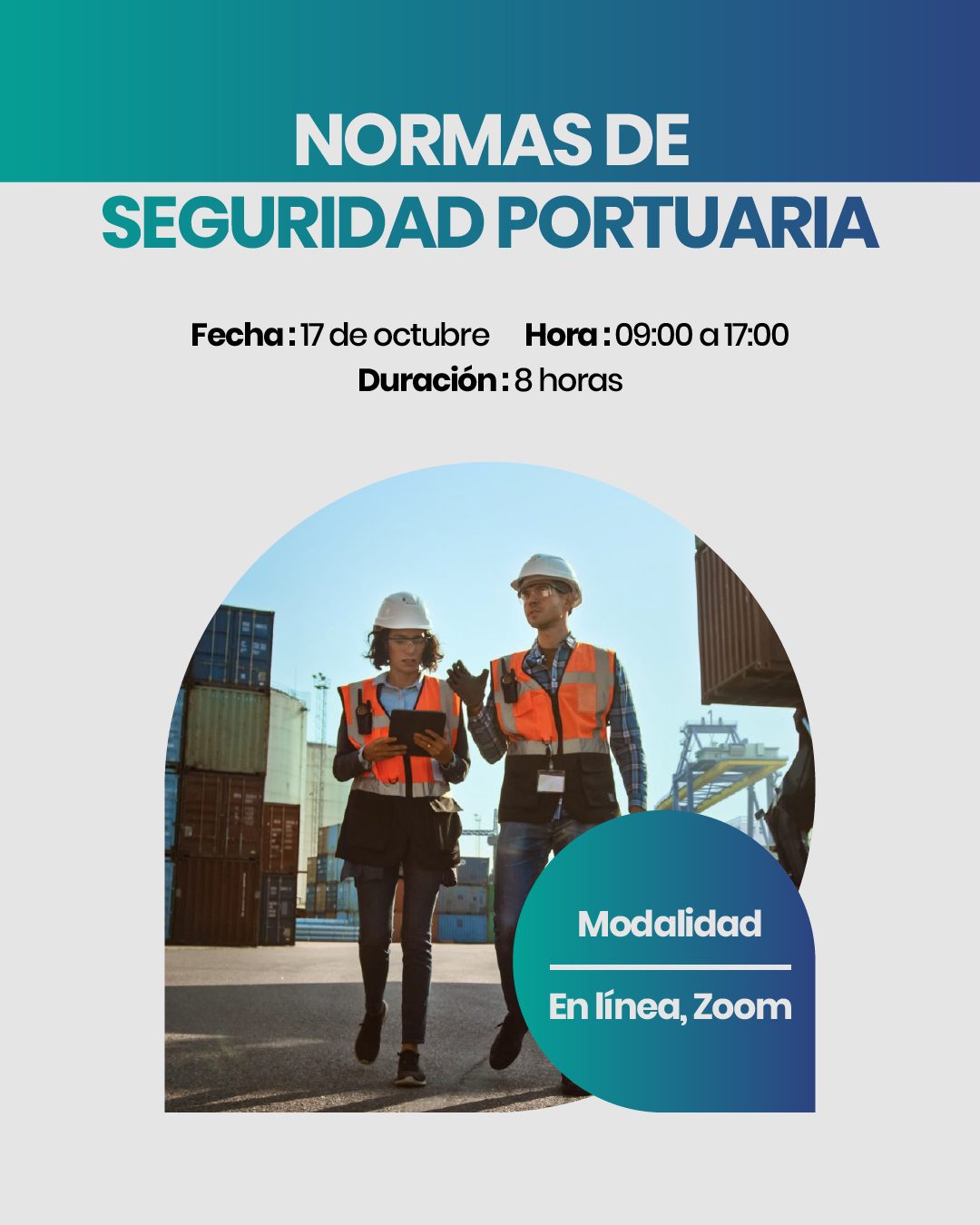 Normas de Seguridad Portuaria - En línea - Capacitaciones - Cámara ...